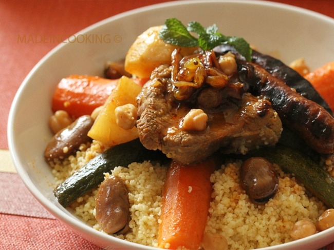 Couscous à la marocaine - Recette par Made in Cooking