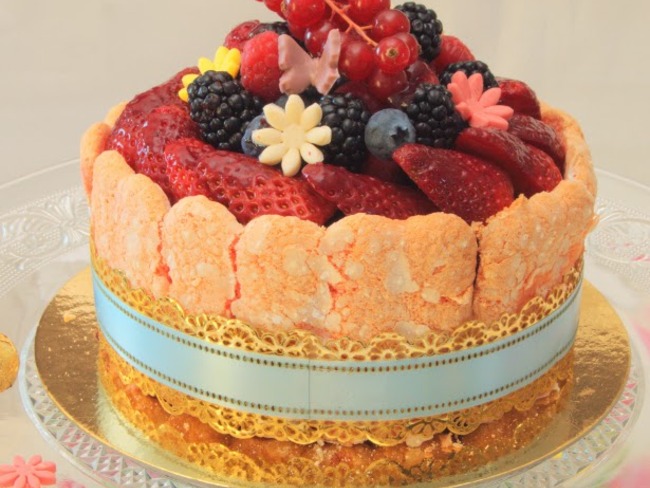La charlotte aux fruits rouges - Recette par Karine Cuisine