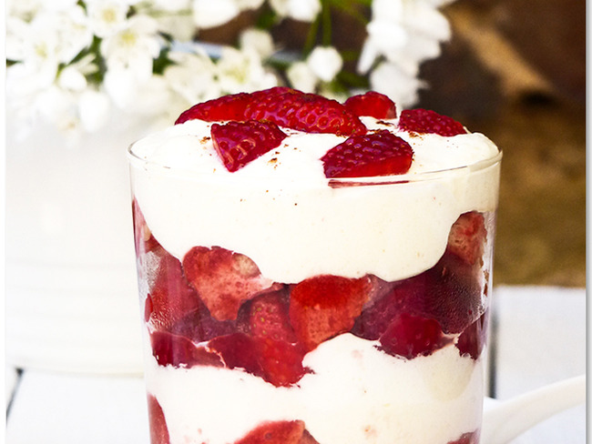 Tiramisu aux fraises - Recette par Amande et Basilic