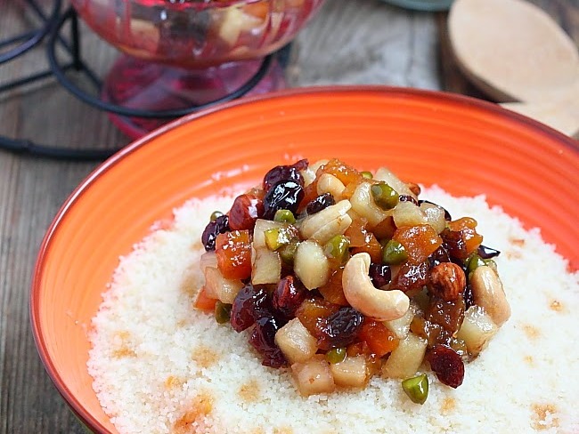 Couscous aux fruits cuits - Recette par délices
