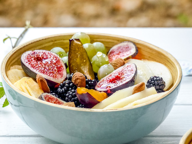 Salade de fruits au sirop de réglisse - Recette par Amande et Basilic