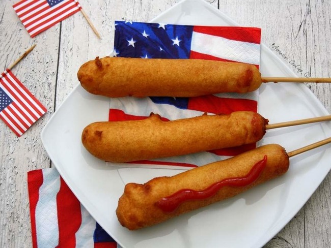 Corn dog - Recette par Amandine Cooking