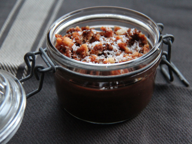Crumble chocolat coco - Recette par sharing cuisine