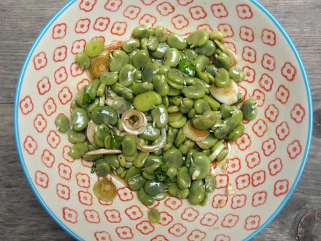 Salade de fèves fraîches. - Recette par Cuisiner en paix