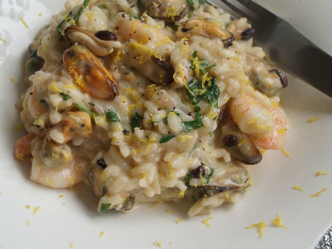 Risotto alla pescatora - Recette par Miam Miam & Yum