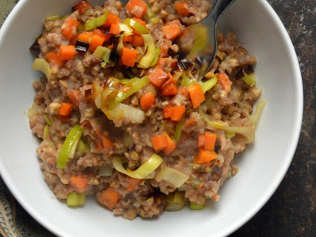 Kacha russe poireau et carotte sans gluten - Recette par Petite ...