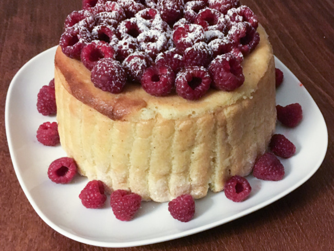 Charlotte aux framboises et citron vert - Recette par Claire's factory
