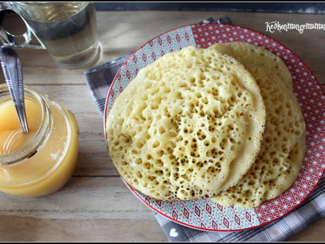 Baghrir ou crêpes mille trous - Recette par Keskonmangemaman?