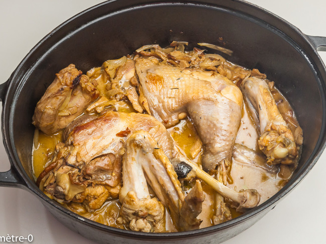 Poulet vallée d'Auge - Recette par kilometre-0