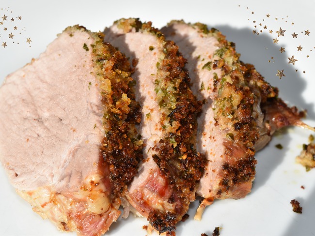 Filet mignon en croûte d'herbes - Recette par Maman...ça déborde