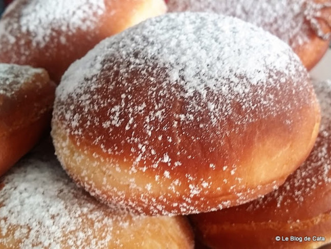 Pounchki beignets polonais Paczki - Recette par Catalina - Le Blog de Cata