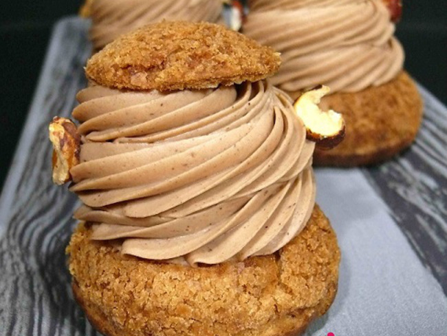 Choux tout Praliné façon Marseille-Brest - Recette par delf745