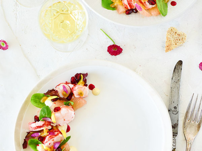 Salade de homard au pamplemousse et mayonnaise au yuzu - Recette par ...