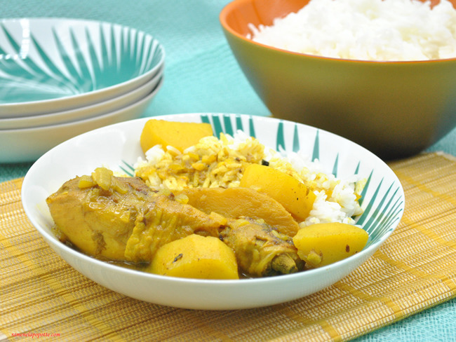 Colombo de poulet - Recette par Ramène La Popotte