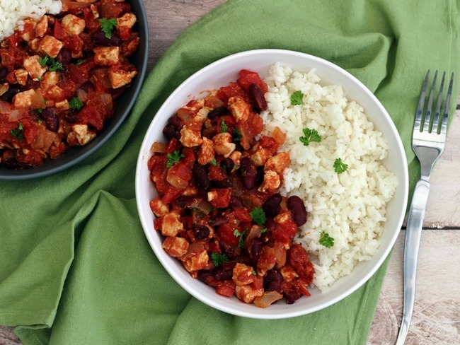 Chili con pollo - Recette par Amandine Cooking