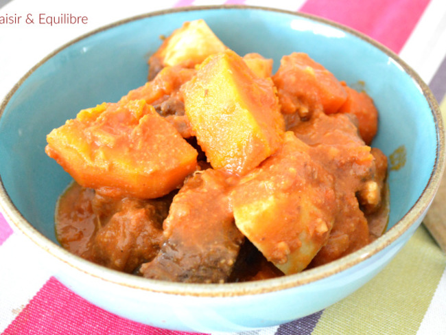 Mafé de boeuf sénégalais - Recette par Plaisir et Equilibre