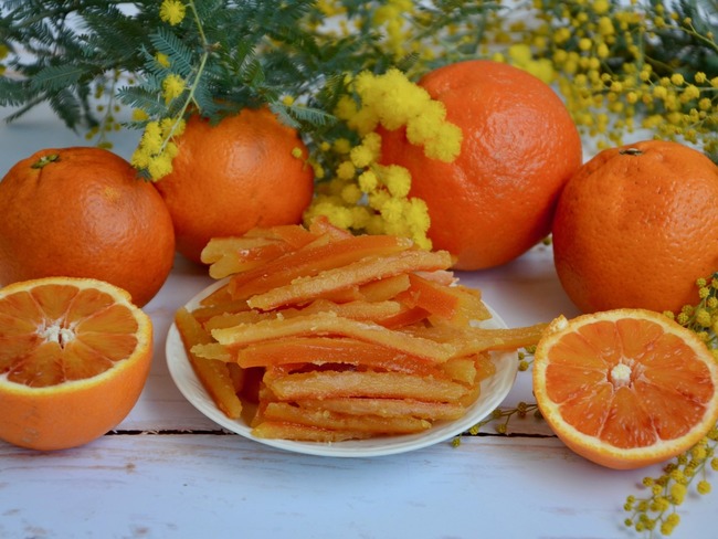 Ecorces d’oranges confites - Recette par La p'tite cuisine de Pauline