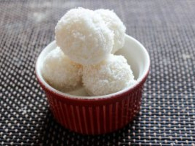 Perles de coco sans gluten, sans lactose, sans lait, sans œuf - Recette ...