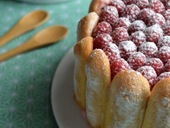 Charlotte aux framboises - Recette par Les Gourmandises De Lilie