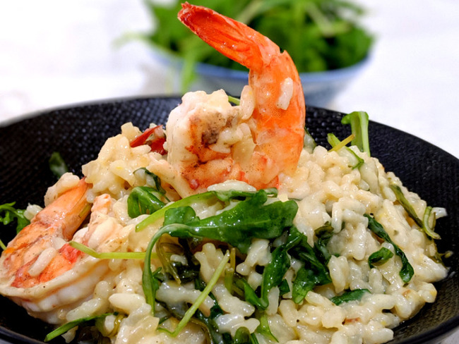 Risotto aux langoustines et citron. - Recette par Nadji