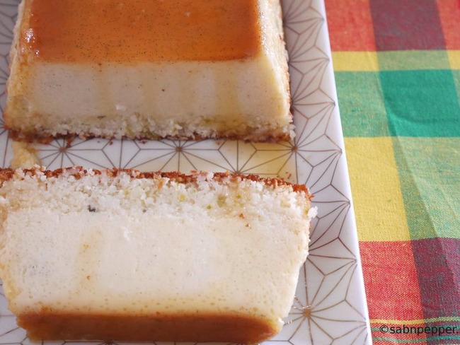 Flan coco antillais vanille, muscade, cannelle - Recette par Sab'n'Pepper