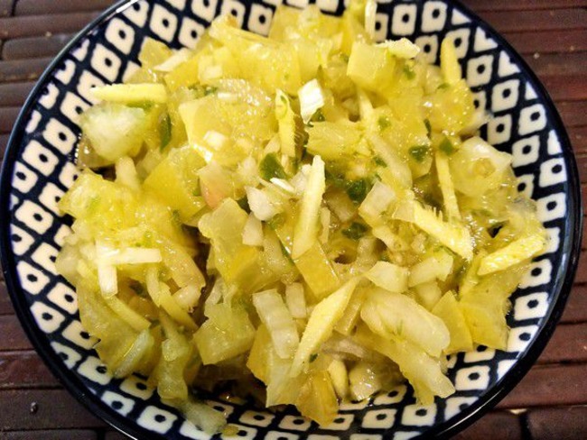 Rougail citron confit réunionnais - Recette par Chef Papounet