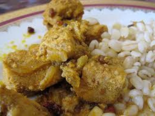 Colombo de porc façon Guyane - Recette par le pelletier