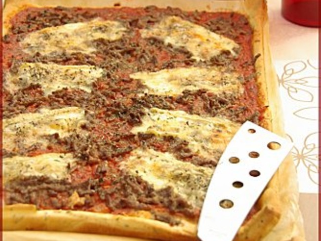 Pizza à la viande hachée et au munster - Recette par Le blog de Novice ...