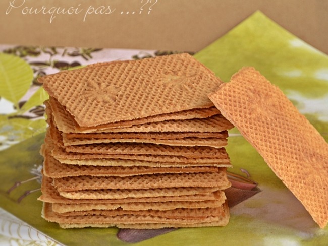 Gaufrettes fines et craquantes - Recette par Isabelle
