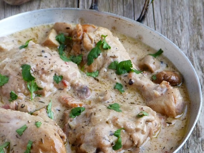 Poulet au Riesling - Recette par Chic, chic, chocolat