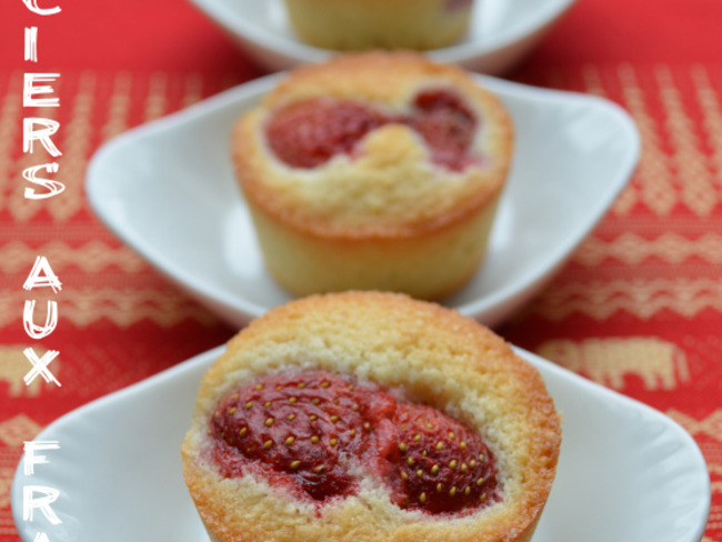 Financiers aux fraises - Recette par Plaisir et Equilibre