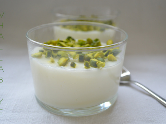 Mhallabiye ou Mouhalabieh - Recette par Plaisir et Equilibre