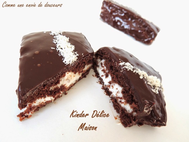 Kinder délice coco maison - Recette par Comme Une Envie de Douceur