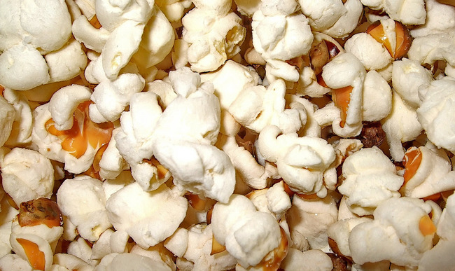 Recettes de pop-corn et de chocolat