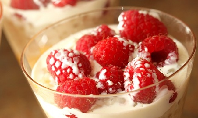 Recettes de parfait et de fruits